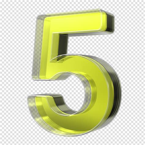 Premium Psd Number Class 3d Rnedering