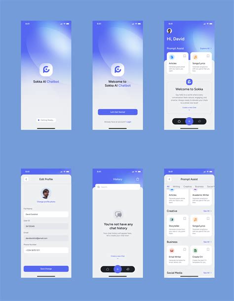 AI Chatbot UI Design On Behance