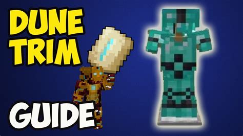 Minecraft How To Get DUNE ARMOR TRIM SMITHING TEMPLATE EASY 2 WAYS YouTube