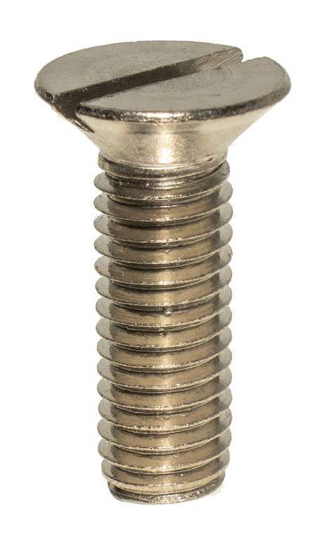 Slotted Countersunk Flat Head Screw Metric Screw And Tool