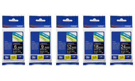Brother White On Black Tze Tapes Brother Consumables
