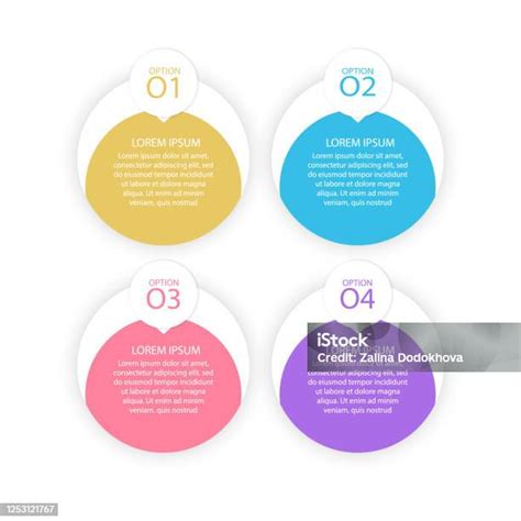 資訊圖設計和行銷圖示可用於工作流程佈局圖表年度報告網頁設計具有 4 個選項步驟或流程的業務概念向量圖形及更多互聯網圖片 Istock