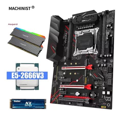 Kit Xeon 2666 V3 + 16 Gb Ram Rgb + Mr9a Pro Max + Nvme 256 | Frete grátis