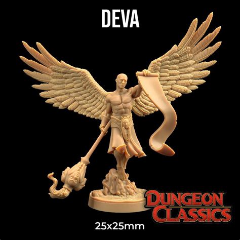 Deva Dnd Mini Dungeon Classic Spellcaster The Dragon Trappers Lodge