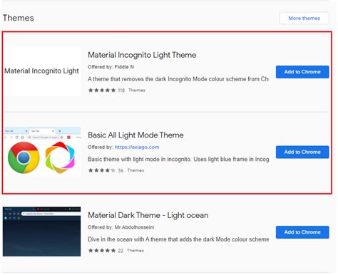 Light Themes For Incognito Mode Alexander S Blog