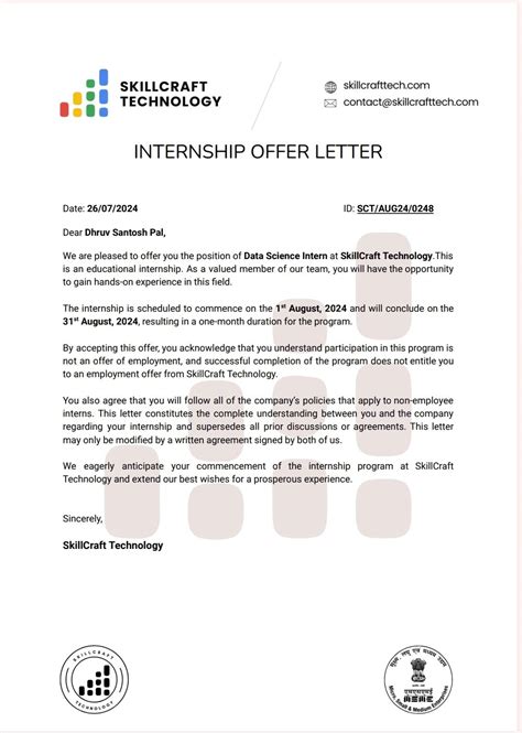 Dhruv Pal On Linkedin Skill Datascience Internship Skill