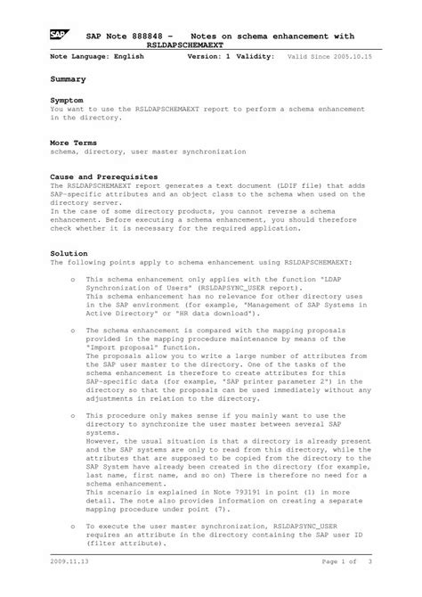 Pdf Note 888848 Notes On Schema Enhancement With Rsldapschemaextpdf Dokumentips