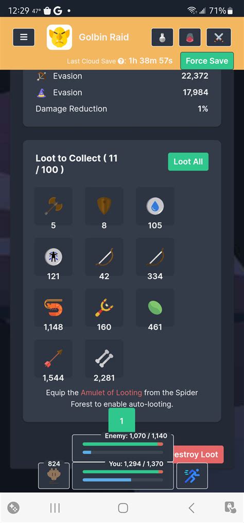 [bug] golbin raid loot · issue 3213 · melvoridle melvoridle github