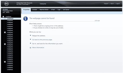Fix The Dell Idrac Undefined” And The Webpage Cannot Be Found” Errors 4sysops