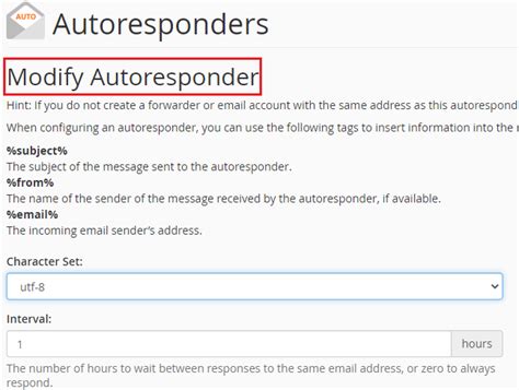 How To Edit Autoresponder In CPanel Panel Eukhost