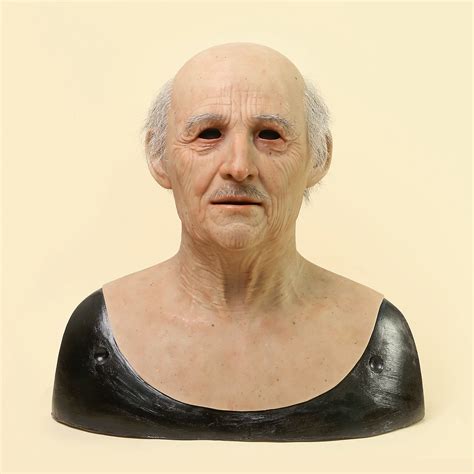 Silicone Old Man Mask