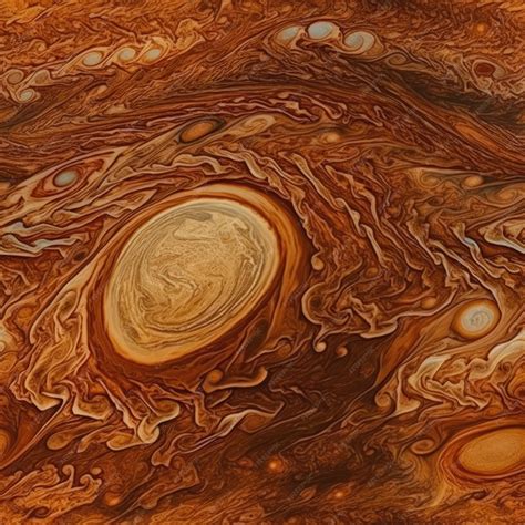 Premium Ai Image Jupiter Surface Seamless Texture Planet Gas Giant Atmospheric Storms Swirling