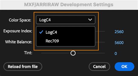 Source Settings In Media Encoder