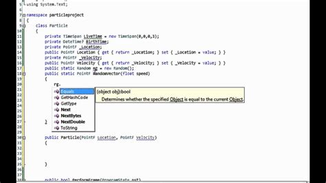 C Creating A Basic Particle Engine Youtube