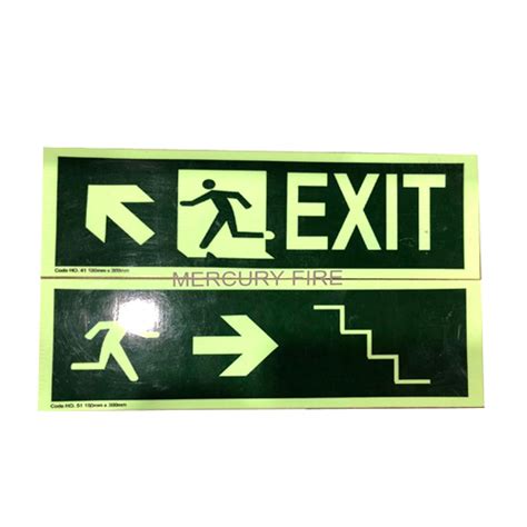 Exit Signage At Best Price Exit Signage Manufacturer In Navi Mumbai