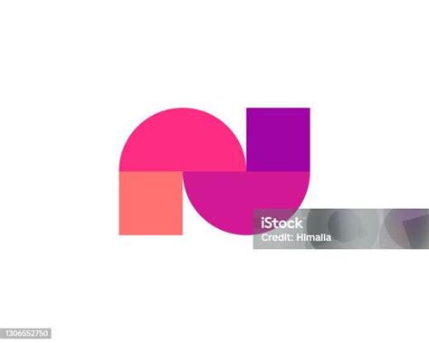 추상 문자 N 로고 아이콘 디자인 현대 미니멀 한 스타일 절단 기하학적 모양의 창조적 인 로고 범용 벡터 엠블럼 기호 기호 마크 로고타입 0명에 대한 스톡 벡터 아트 및