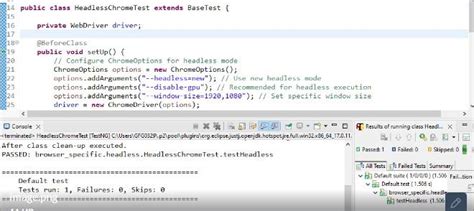 How To Open A Browser In Headless Mode In Selenium Using Java