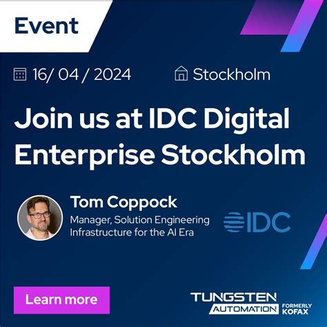 Tungstenautomation Kofax Idcdigitalenterprise Generativeai Technologyinnovation Carlos Lemos