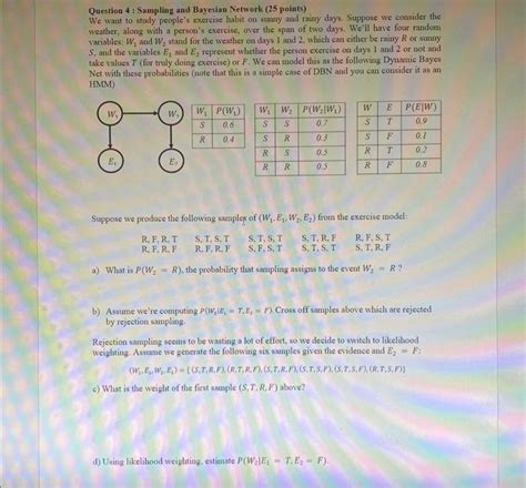 solved question 4 sampling and bayesian network 25