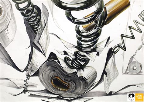 기초디자인 완성작 휴지와인오프너스프링 Artofit