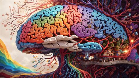 Premium Ai Image A Detailed Illustration Of A Human Brain With Its Complex Neural Networks And
