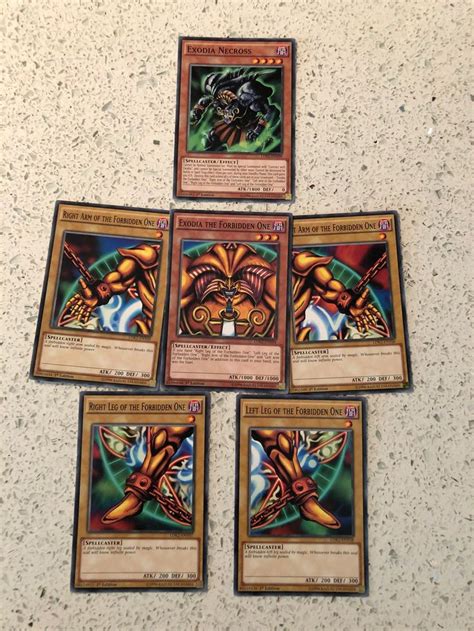 Yugioh Exodia Set W Exodia Necross On Mercari Konami Yugioh Decor