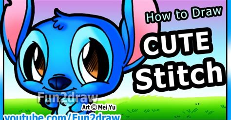 Artstation How To Draw Stitch Cartoon Characters Disney Easy Art Lessons