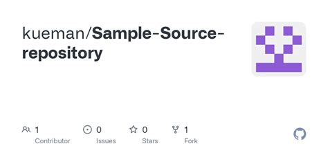 GitHub Kueman Sample Source Repository
