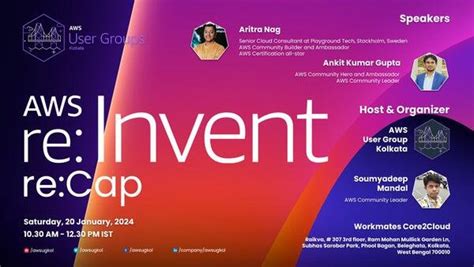 aws user group kolkata on linkedin aws re invent recap meetup aws
