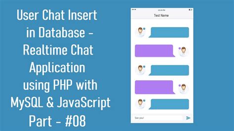 08 User Chat Insert In Database Realtime Chat Application Using