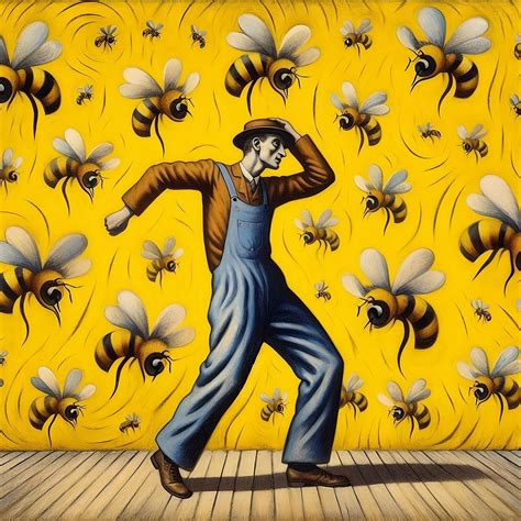 Download Ai Generated Man Bees Royalty Free Stock Illustration Image