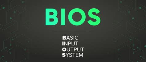 What Is Bios Basic Input Output System The Germinate