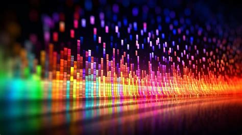 Premium Photo Vibrant And Colorful Data Code Wallpaper Featuring