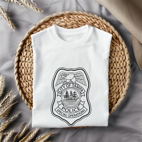 City Of Tampa Police Patch Svg Florida Law Enforcement Emblem