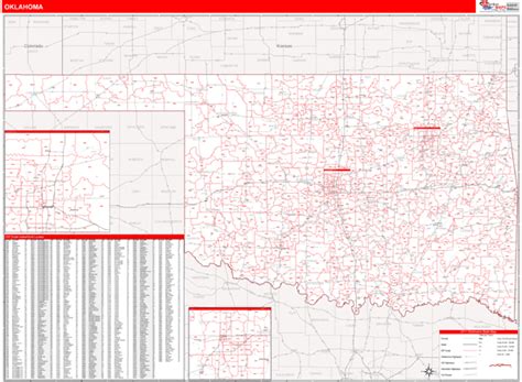 Oklahoma City Area Zip Code Map United States Map