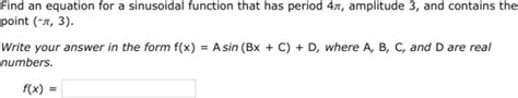 IXL Write Equations Of Sine Functions Using Properties Algebra Practice