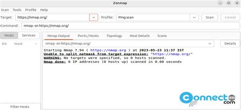 Zenmap Security Scanner Application CONNECTwww Com