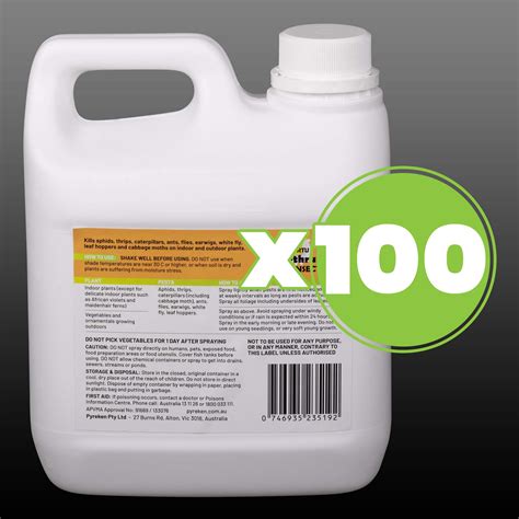 Pk Rtu Pyrethrum Natural Insecticide Bottle 2l X100 Pyreken Pyrethrum Natural Insecticide