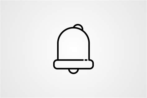 Vector Alarm Line Icon Design Graphic By Kazimabbas1996 · Creative Fabrica