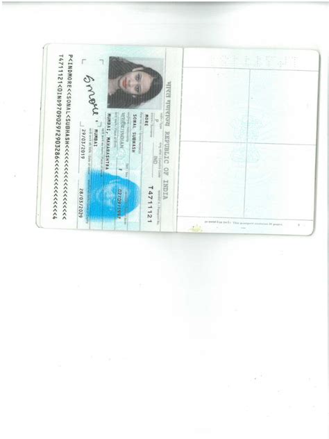 Passport Scan Pdf