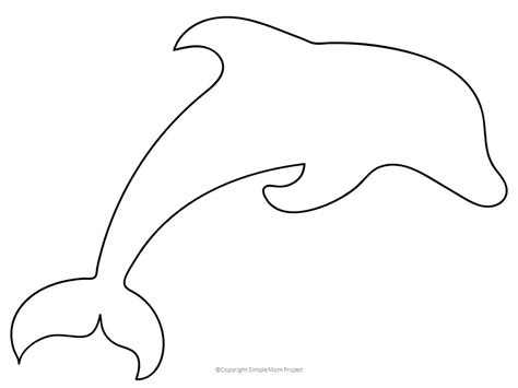 Template Of A Dolphin