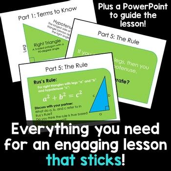 Pythagorean Theorem Hands On Activity Discovery Lesson By Rise Over Run