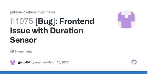 Bug Frontend Issue With Duration Sensor · Issue 1075 · Piitaya