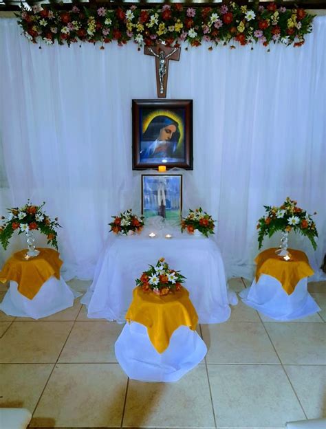 Rafael Membreño Altares Para Novenarios Como Adornar Un Altar