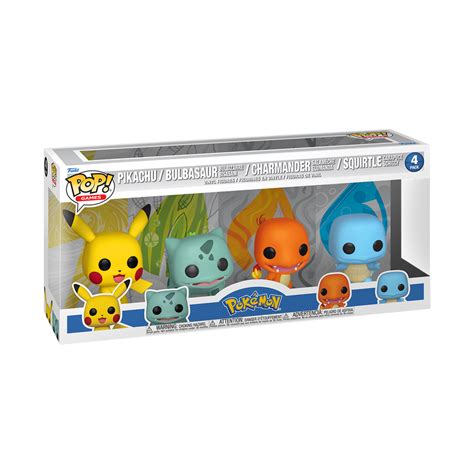 Pop Pokémon Starters 4 Pack
