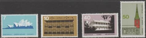 1973 Asc 594 97 Architecture 4 Stamps And Coins