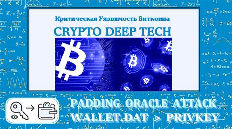 Padding Oracle Attack On Walletdat Password Decryption For The Popular Wallet Bitcoin Core
