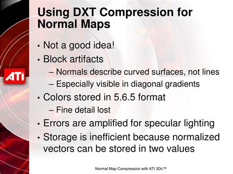Ppt Normal Map Compression With Ati 3dc™ Powerpoint Presentation