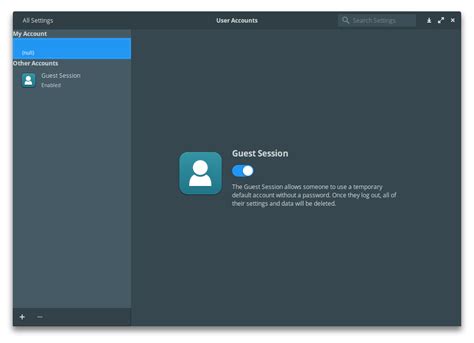 settings how to enable automatic login after installing elementary os