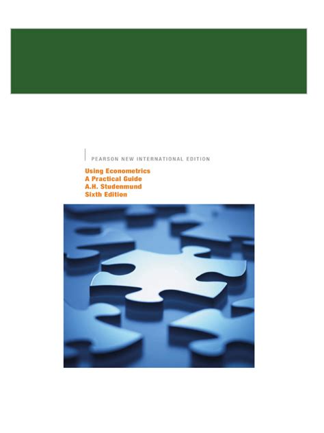 using econometrics a practical guide 6th international edition 2024
